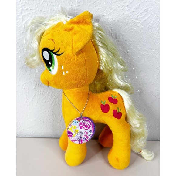 Mattel | Toys | 24 Mattel My Lil Pony 125 Plush Applejack Horse Stuffed ...